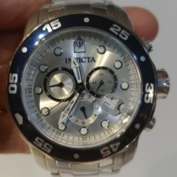 Invicta Watch Pro Diver 200M Stainless Steel Model # 80058 Untested ...