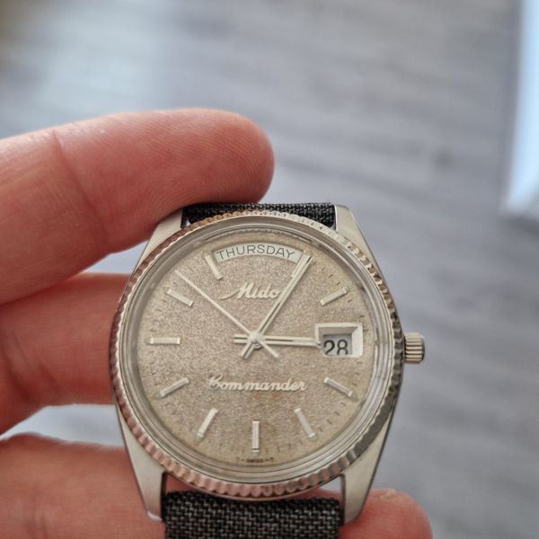 Mido Commander President Day/Date 8223 Stainless Steel Swiss Jubilee ...