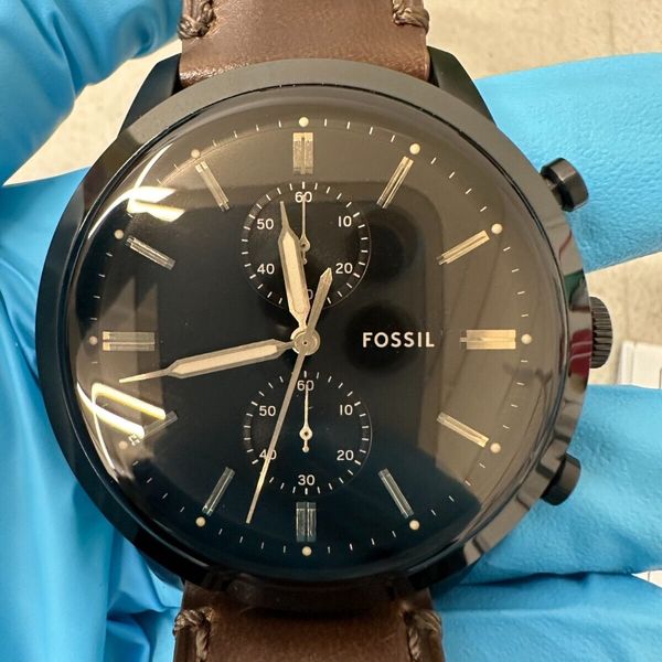 Fossil Townsman Chronograph Quartz FS5437 Men's Watch - PRE-OWNED ...
