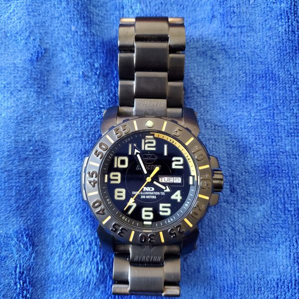 Reactor Trident 2 PVD Black on Bracelet - H3 Illumination AND Luminova ...