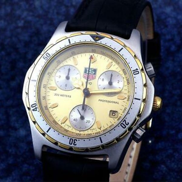 Excellent Mens TAG HEUER 2000 Series Chronograph Pro 200m Quartz / 38 ...