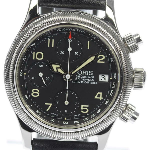 ORIS Big Crown 7480 Chronograph Automatic Leather Belt Men's_474338 ...