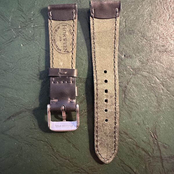 [WTS] Genuine Horween Shell Cordovan Black Strap 19mm $25 Shipped ...