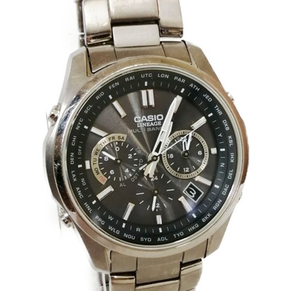 CASIO / Casio / Solar radio wave / Watch / LINEAGE / Lineage / [Used ...