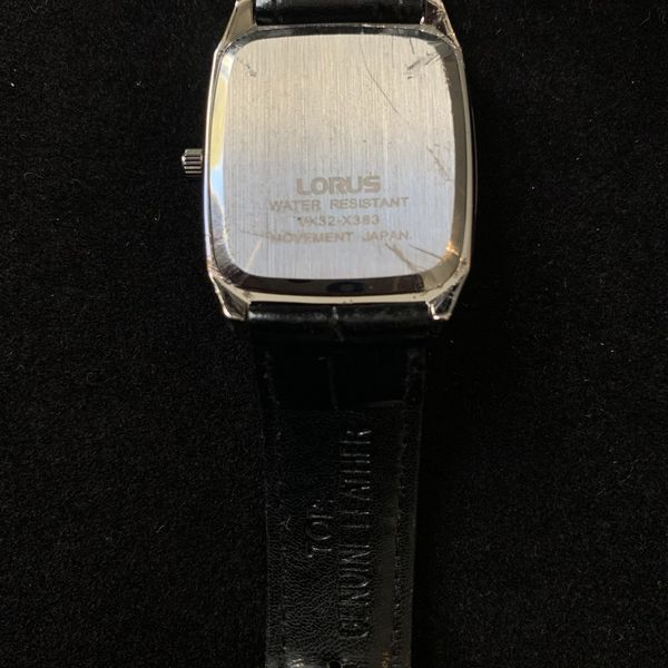 Vintage 1992 Lorus by Seiko VX32-X383 Quartz Leather Watch â new old ...