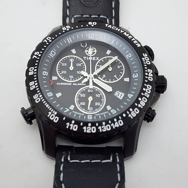 Timex Expedition T42351 Indiglo Chronograph Alarm Date Analog Men's ...