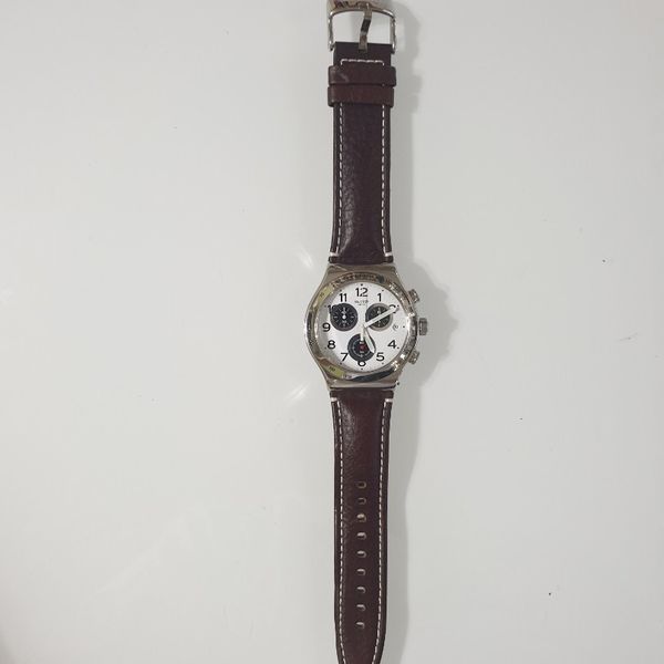 Mens Swatch Chronograph Irony Watch YVS432 | WatchCharts Marketplace