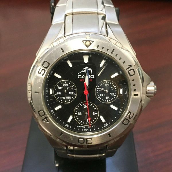 Casio Duro MDV-301 (2364) Marlin 200M Triple Date Full Stainless New ...