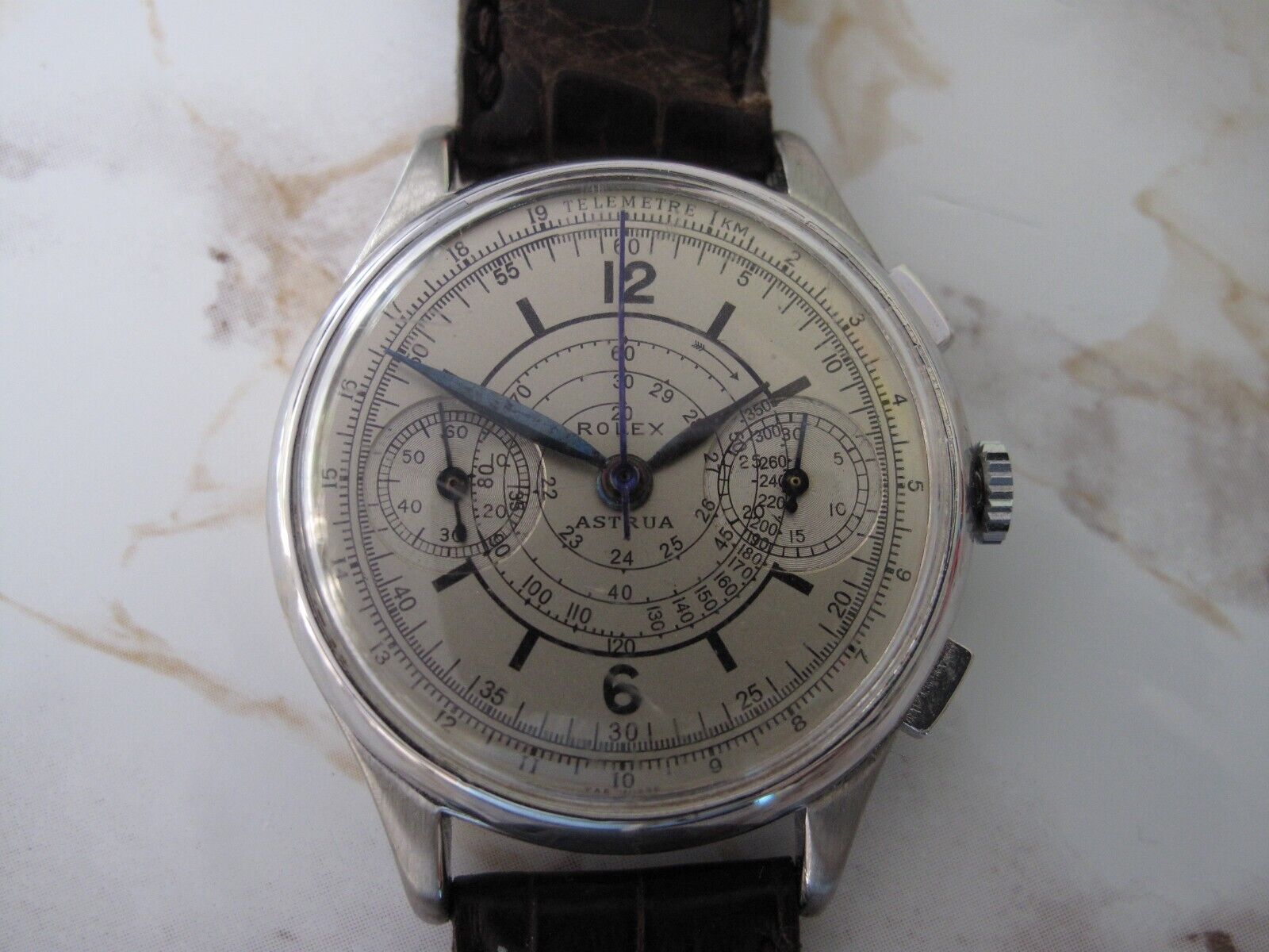 ROLEX ASTRUA VINTAGE CHRONOGRAPH REF 2508 STEEL 36MM RARE | WatchCharts ...