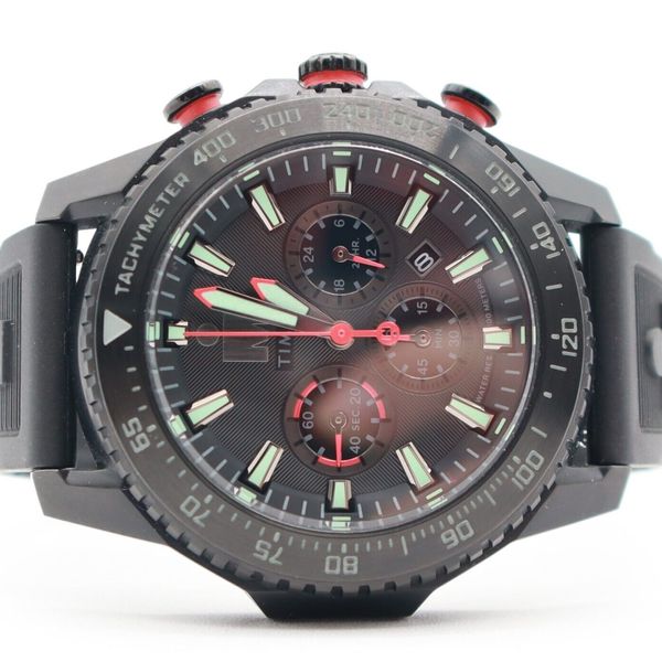 Timex Ironman Adrenaline Chronograph Quartz Black Dial Men's Watch ...