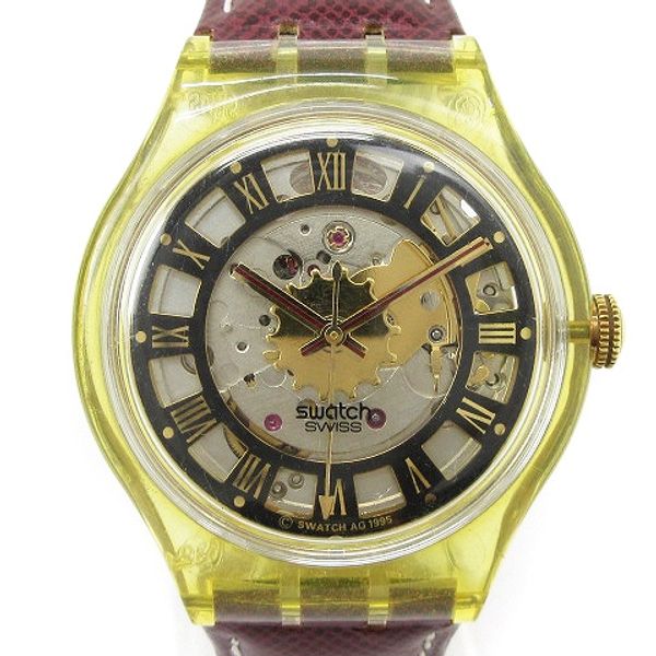 [Used] Swatch SWATCH wristwatch self-winding analog automatic skeleton ...