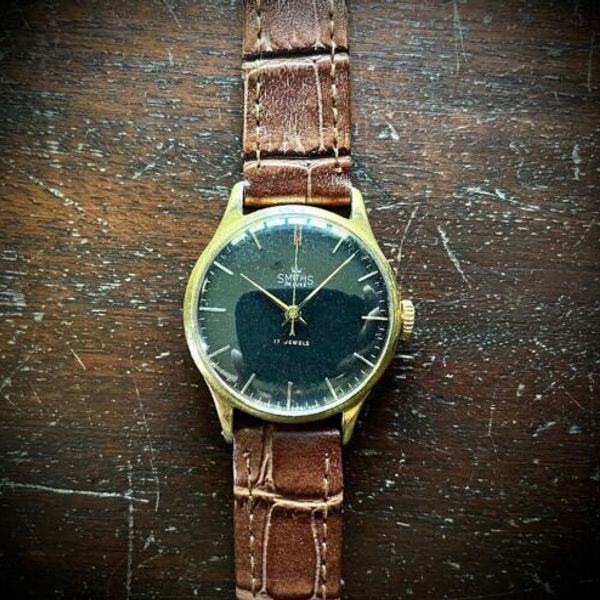 Smiths DeLuxe Watch Gold-Plated Made In England | WatchCharts Marketplace