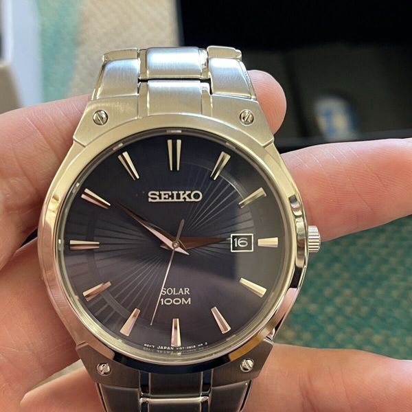 Seiko Solar Blue Men's Watch - SNE323 | WatchCharts Marketplace