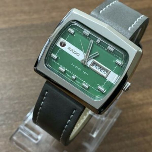 Vintage Rado NCC 101 Green Dial Automatic 25 Jewels Watch Great Condition | WatchCharts Marketplace