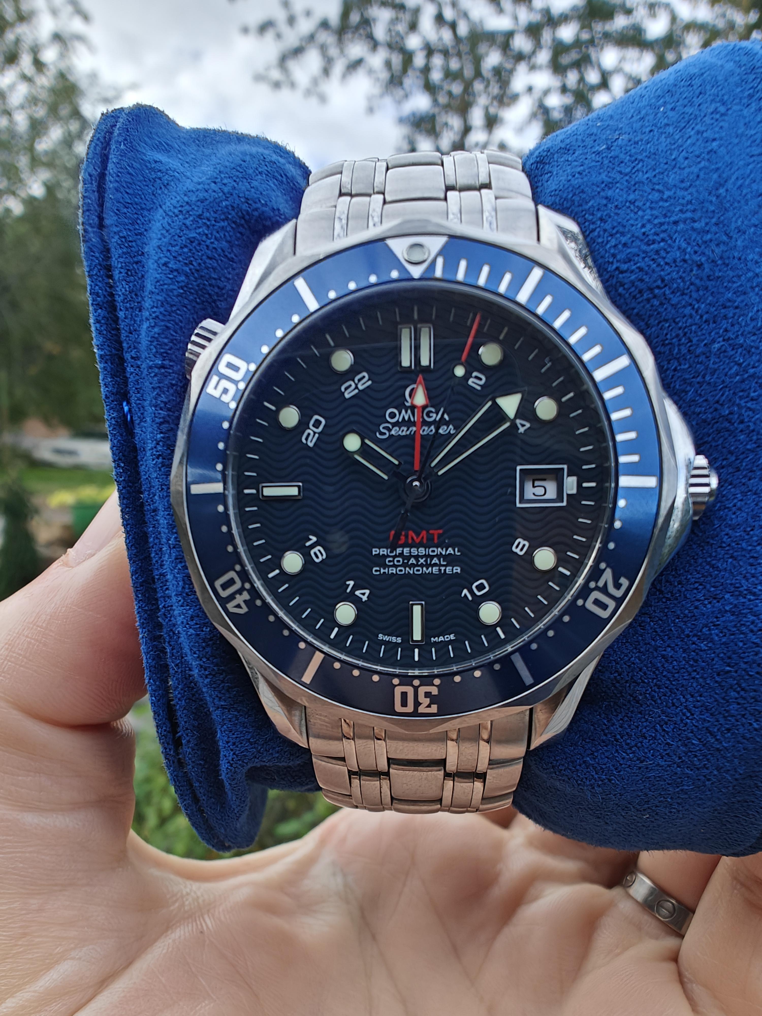 Omega Seamaster GMT 2535.80 Watch with authentication card ...