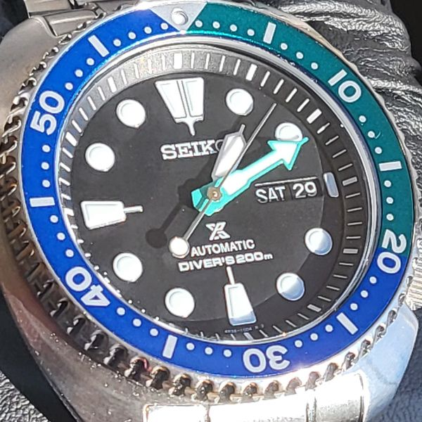 Seiko Men Prospex Automatic Tropical Lagoon Special Edition Turtle Watch SRPJ35 | WatchCharts ...