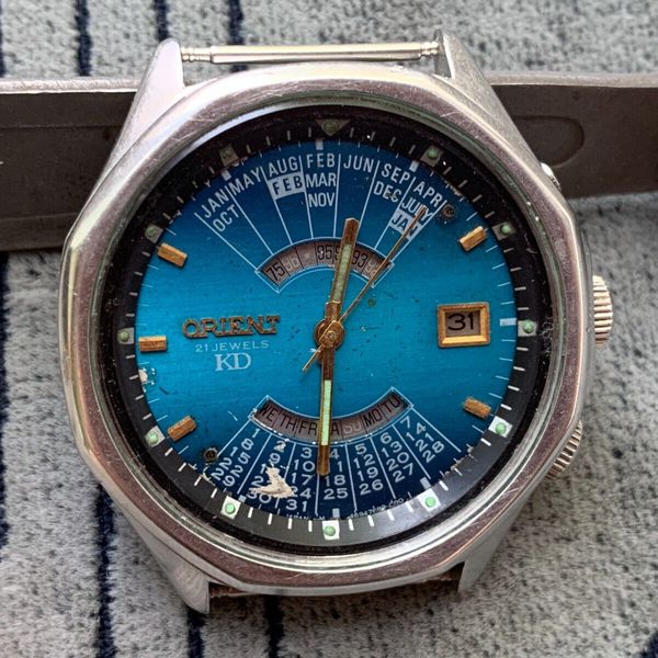 Collectible Watch ORIENT 21 jewels automatic King Diver 46946 KD made ...
