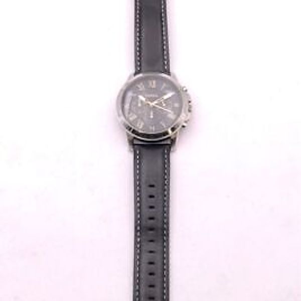 FOSSIL Grant FS4813 Stainless Steel Quartz Chronograph Movement ...