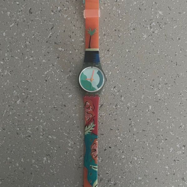 Vintage 1989 Swatch Watch plastic Swiss Quartz | WatchCharts Marketplace