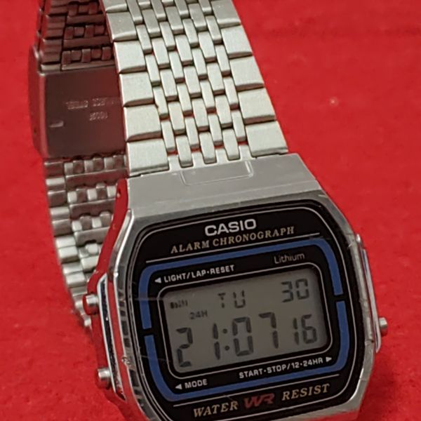 Vintage (1987) Casio A164W Module 593 LCD WATCH ORIGINAL MADE IN ...