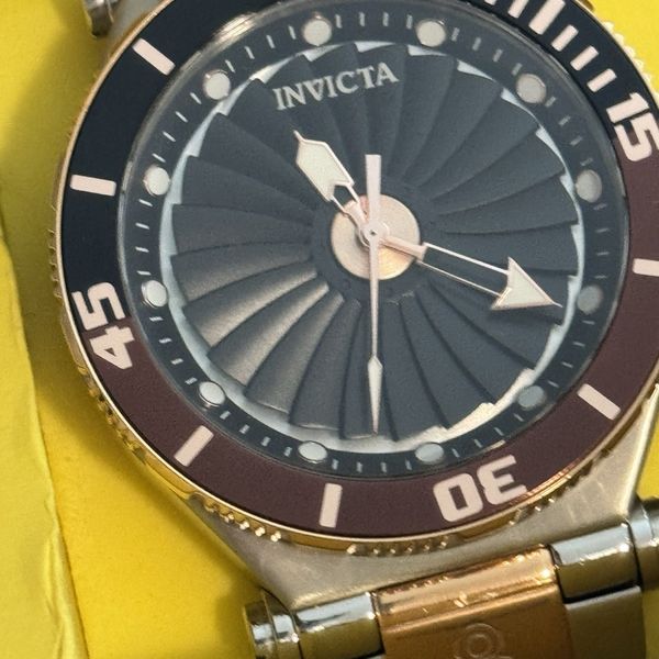 Invicta 48mm Grand Diver Turbine Automatic Steel Bracelet Watch ...