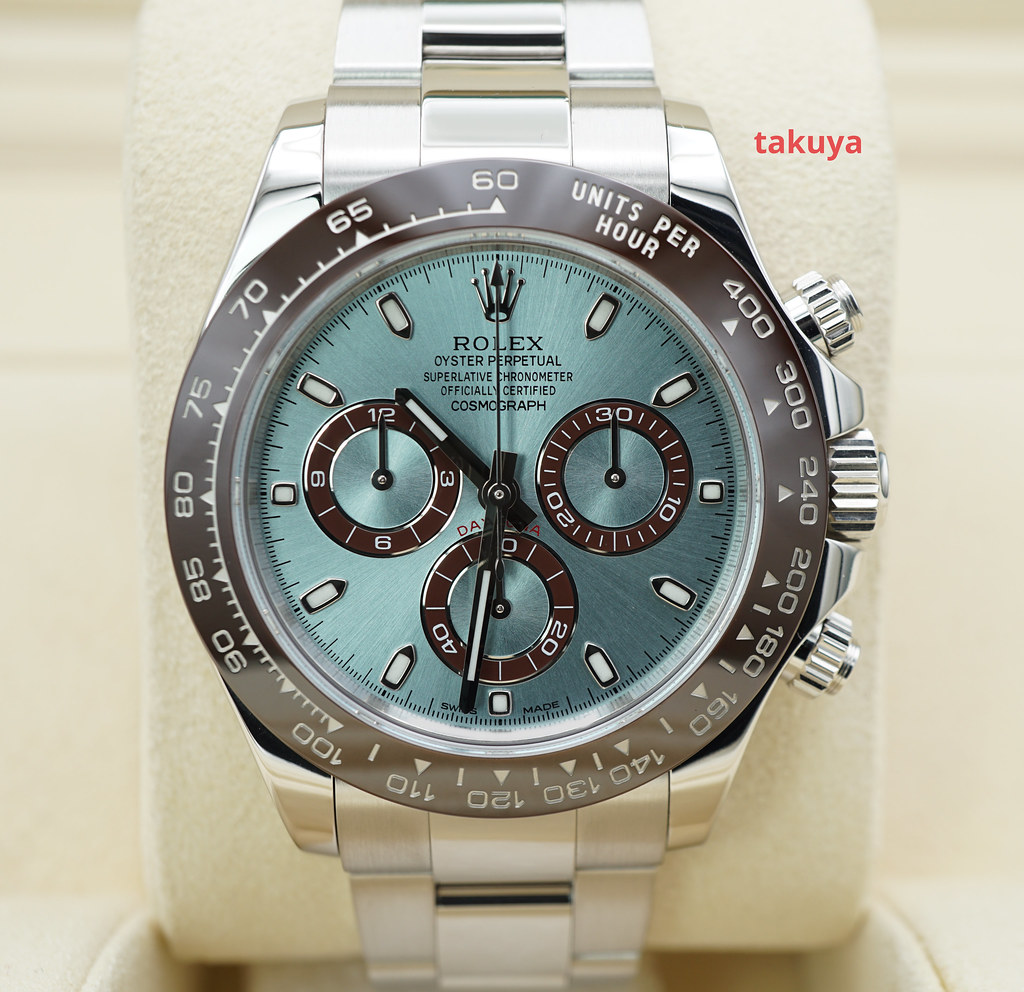 FSOT:Rolex 116506 PLATINUM COSMOGRAPH DAYTONA ICE BLUE DIAL COMPLETE ...