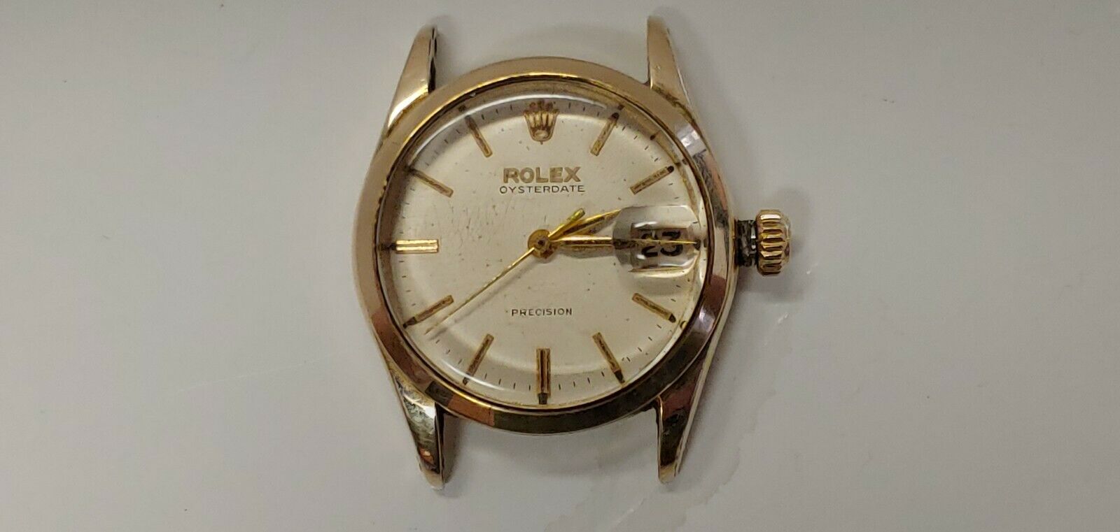 Rolex 6466 Midsize 30 mm. Gold capped Oysterdate Precision | WatchCharts