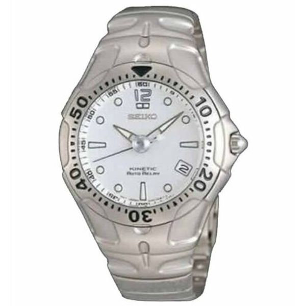 Seiko SMA117 Kinetic Auto Relay Full Silver Men Watch | WatchCharts ...