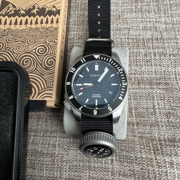 Sangin Atlas brushed with PDW compass LnIb | WatchCharts Marketplace
