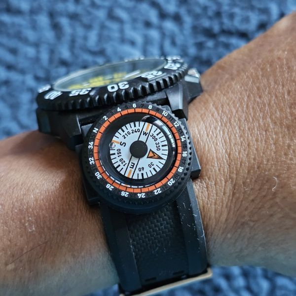 Luminox Dive Watch with Compass Yellow Dial | WatchCharts Marketplace