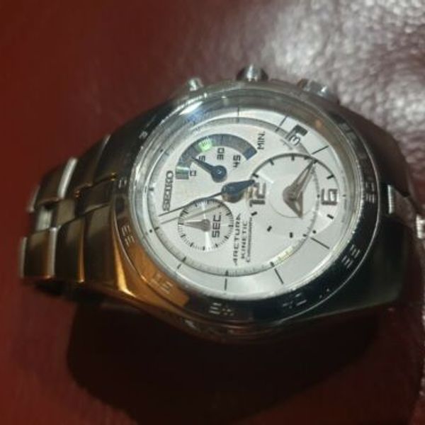 Seiko Arctura Kinetic Chronograph Quartz Watch Sapphire Crystal 7L22 ...