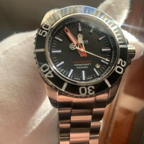 Deep Blue Aqua Expedition Swiss Automatic MINT!!! | WatchCharts
