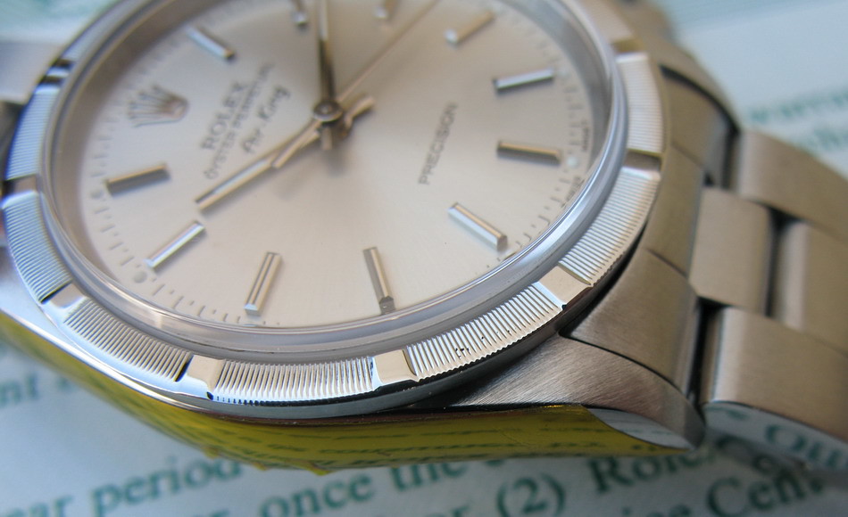 FS: Rolex Airking 14010 w/certificate paper, booklets, sales receipt ...