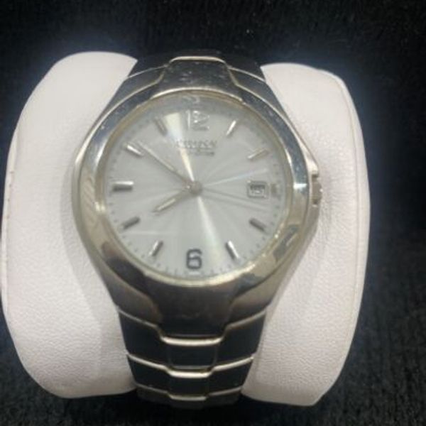 Citizen Eco Drive Wrist Watch Mens Stainless Steel Back E110-S001641 ...