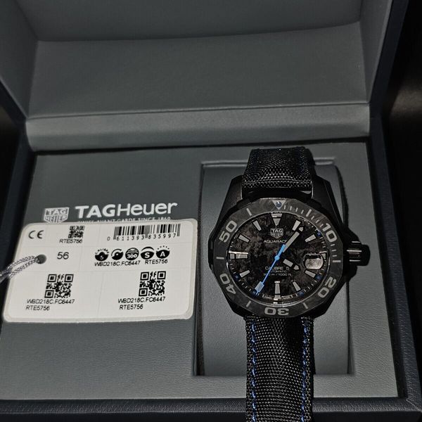 Tag Heuer Aquaracer WBD218C.FC6447 Black PVD Limited Titanium Carbon ...