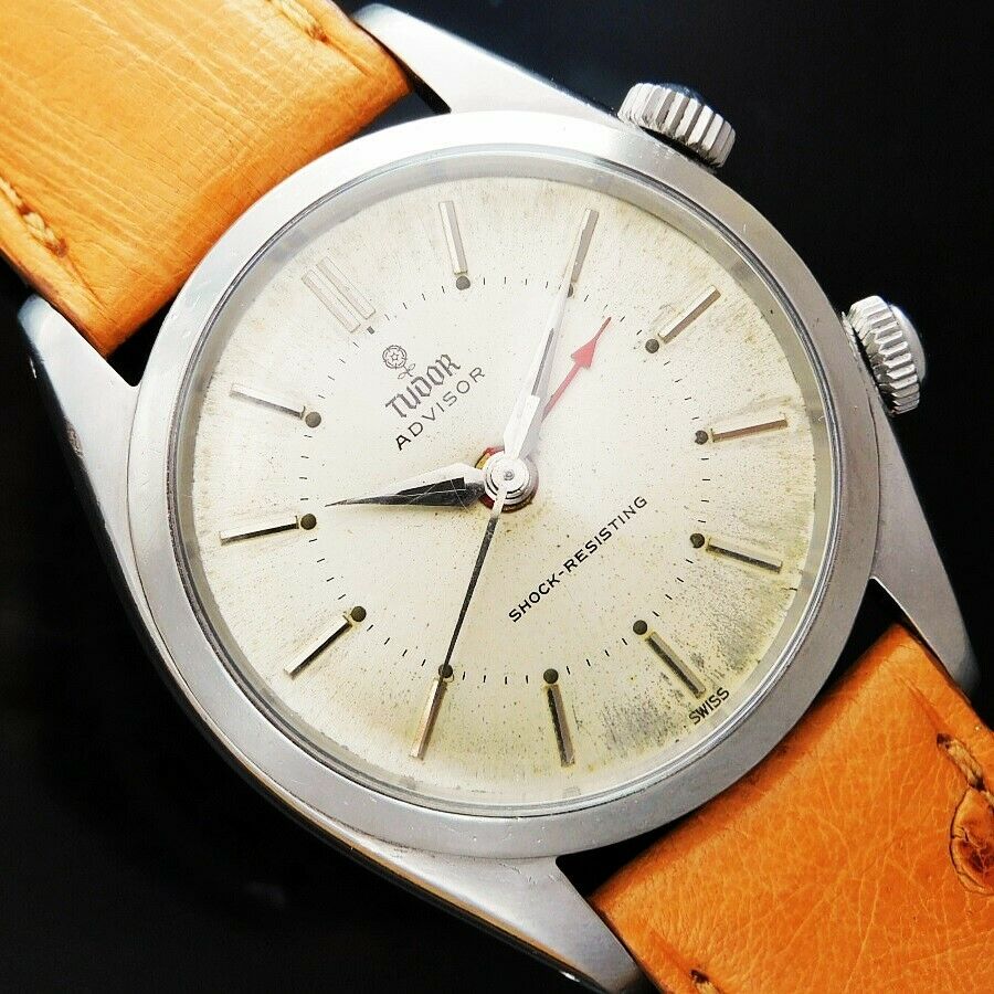 The First Alarm Small Rose TUDOR ADVISER Ref.7926 Cal.1475 Circa 1960 ...