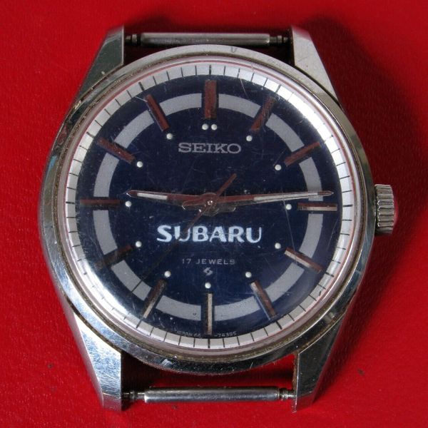 VINTAGE SEIKO SUBARU AUTOMATIC ADVERTISING WATCH WRISTWATCH RARE ...