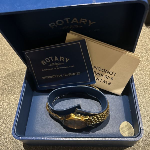 Rotary Ladies Watch Boxed And Papers | WatchCharts Marketplace