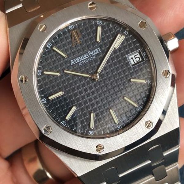 Fs: AUDEMARS PIGUET ROYAL OAK JUMBO ULTRA THIN 15202 E SERIES MINT ...
