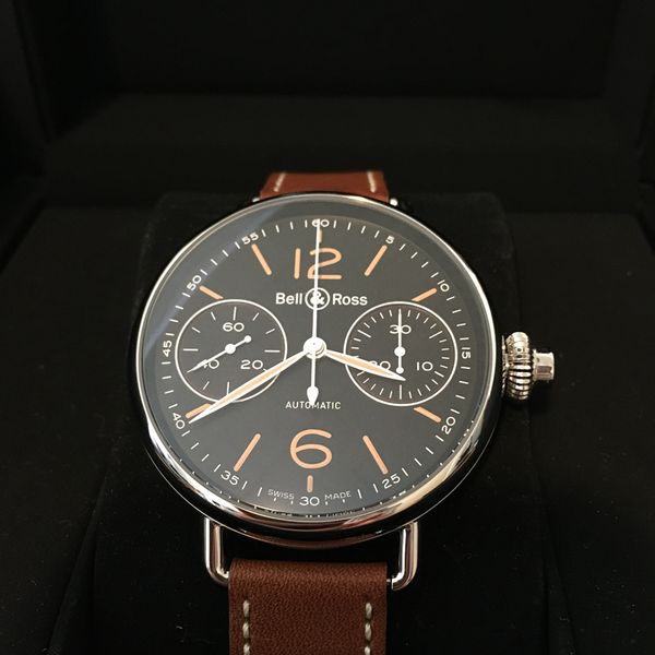 FS: MINT Bell & Ross WW1 Chronograph Monopusher Heritage Automatic ...