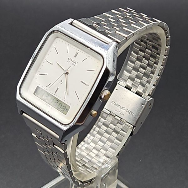 Vintage CASIO 309 AQ-321 Analog And Digital Original 80s - New Battery ...