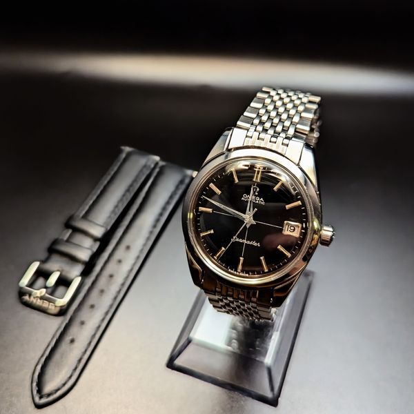1962 OMEGA SEAMASTER DATE ORIGINAL CROSSHAIR DIAL CAL.562... DON DRAPER ...
