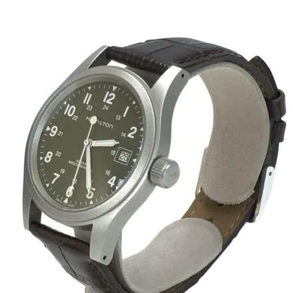 Hamilton Khaki Field Mechanical H694190 Men's Swiss Watch | WatchCharts ...