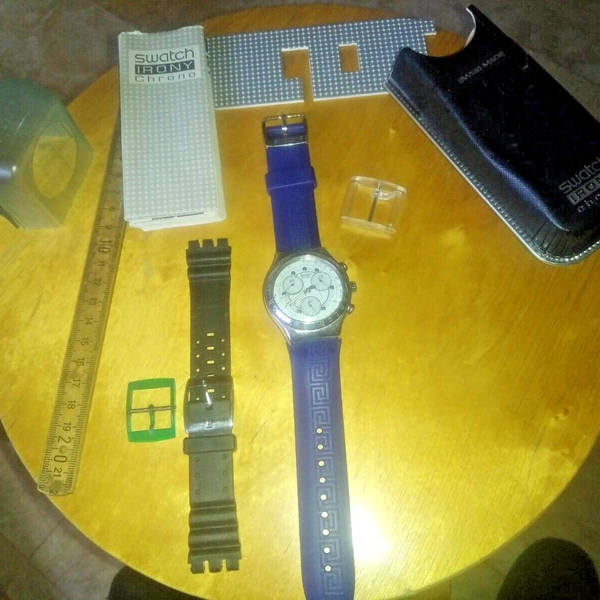 SWATCH IRONY CHRONO YCS 400 ROUGH & ROUGGED SWISS MADE | WatchCharts ...