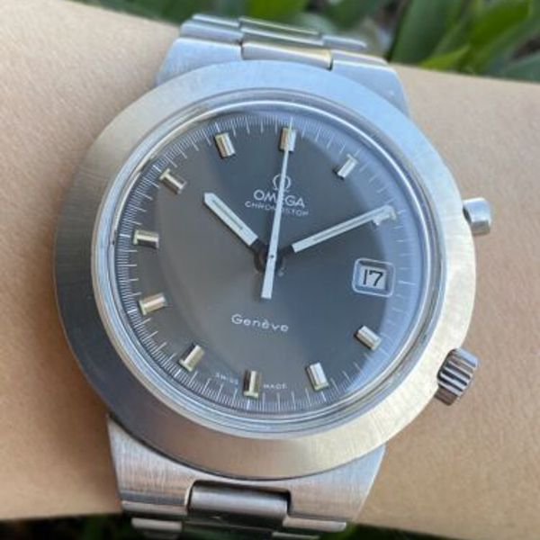 Omega Chronostop Geneve Watch Manual Cal.920 Mens 41.5mm Swiss Made 146 ...