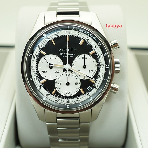 [$6,525 USD] FSOT:Zenith CHRONOMASTER ORIGINAL REVERSE PANDA DIAL ...