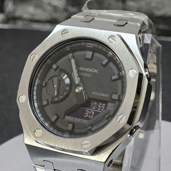 CASIO G-SHOCK GA-2100 Full Metal Custom Watch Stylish, | WatchCharts ...