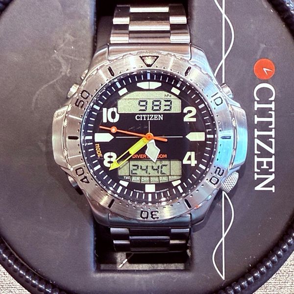 Citizen Promaster Aquamount JP3040-59E Cal. C900 Treble and Depth Gauge ...