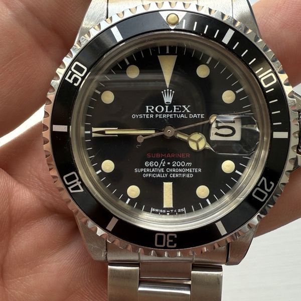 Rolex Submariner 1680 Red Box BOOKLET Papers Watch Full Set ...