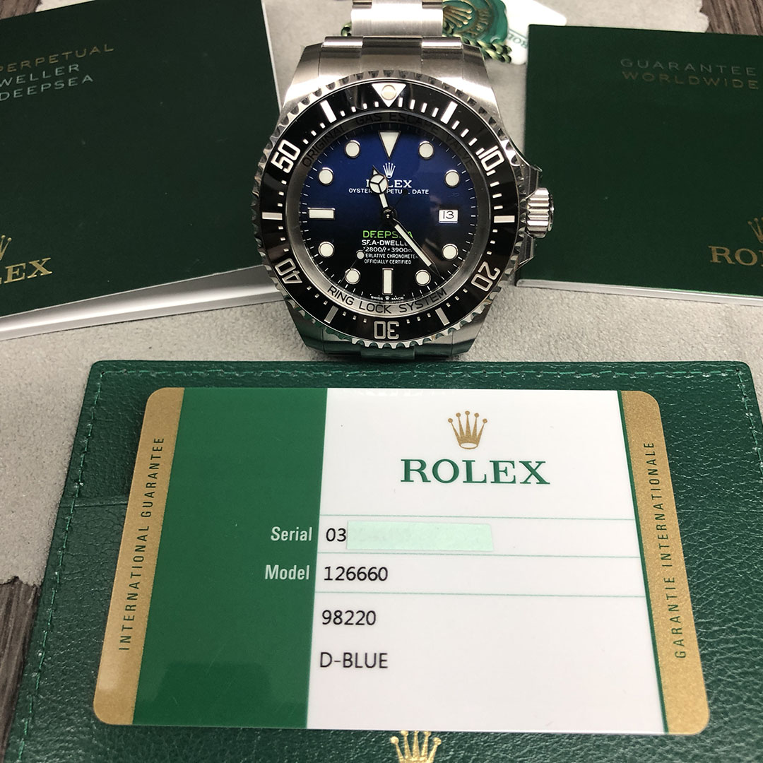 Rolex DEEPSEA Ref 126660, never worn, full set, new movement ...